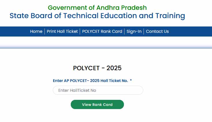 AP Polycet Results 2025 Link